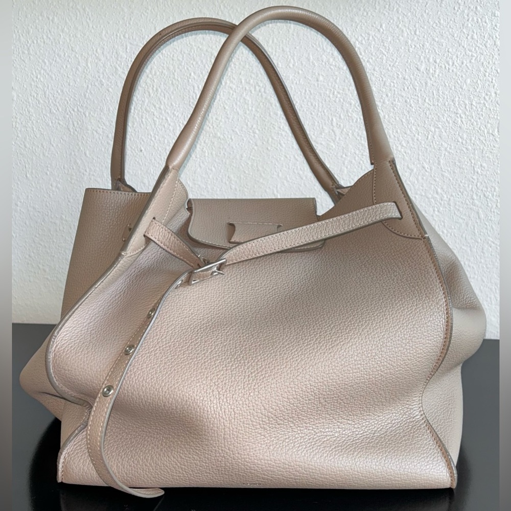 Celine Big Bag Grained Calfskin Large In Light Taupe - Gem